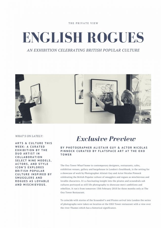 ENGLISH ROGUES EXHIBITION ALISTAIR GUY - THE JOEY JOURNAL