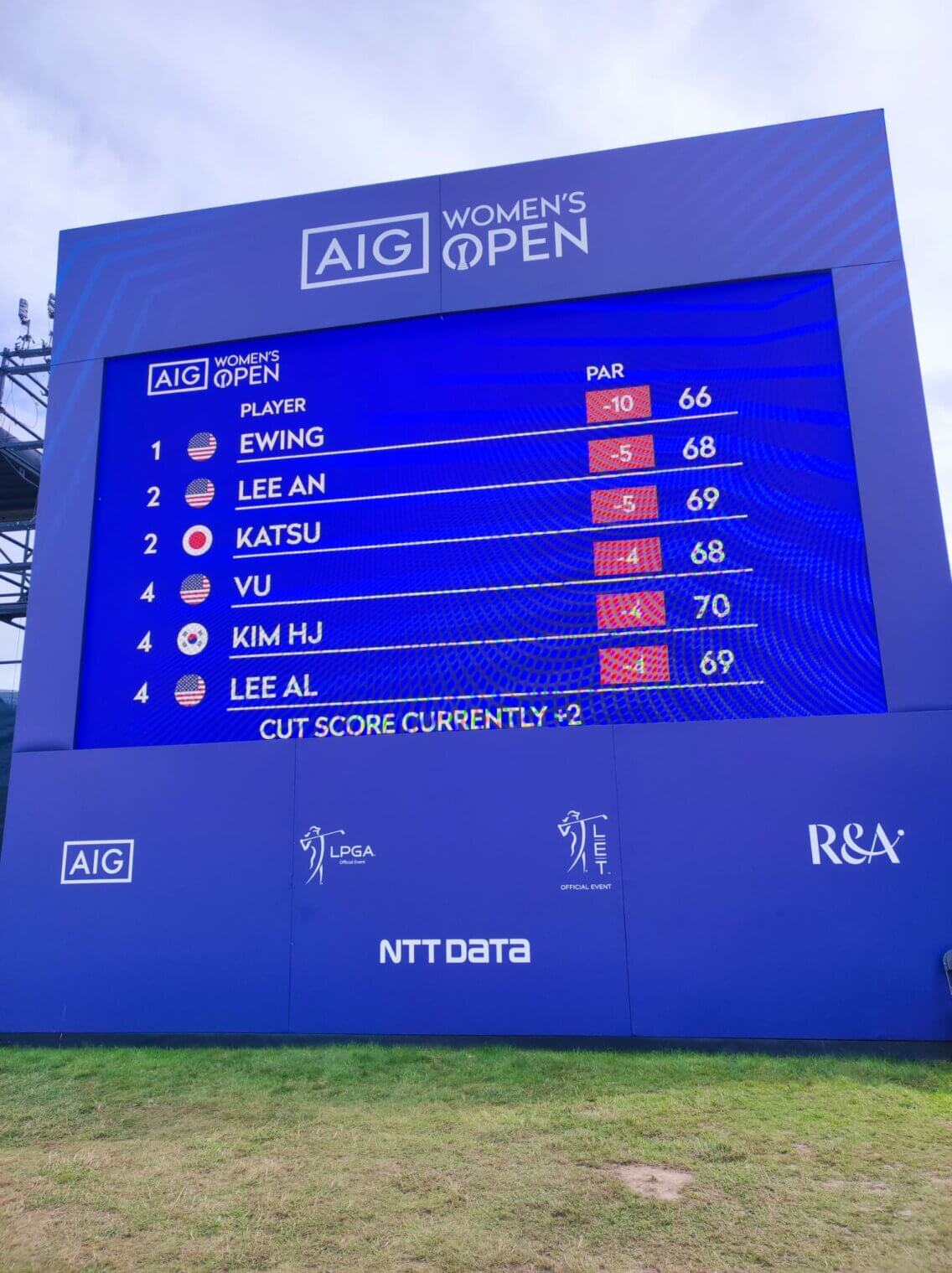A TRIP TO THE AIG WOMENS OPEN 2023